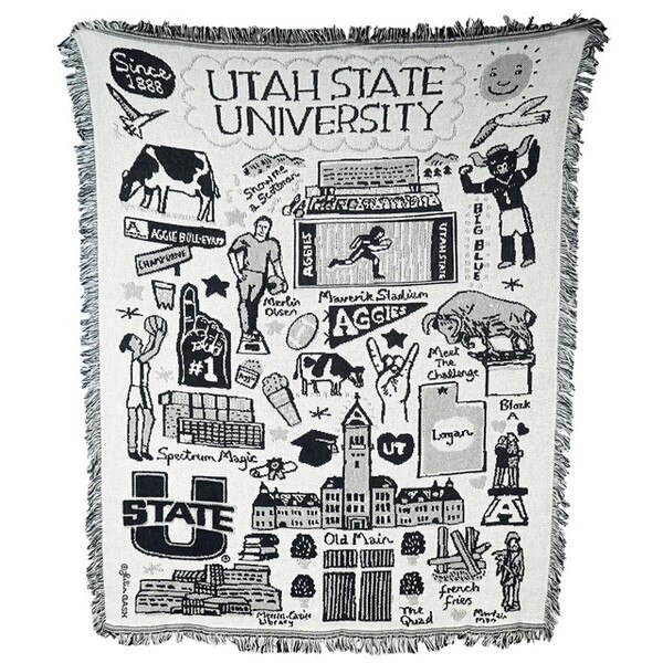 Julia Gash Utah State Blanket | Utah State Aggies