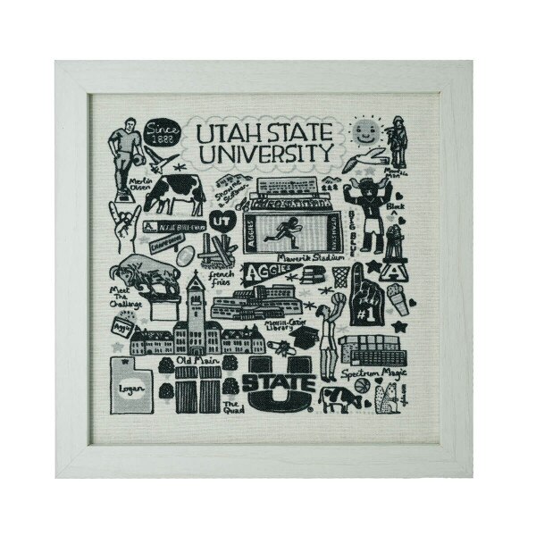 Julia Gash Utah State Framed Canvas Print | Utah State Aggies