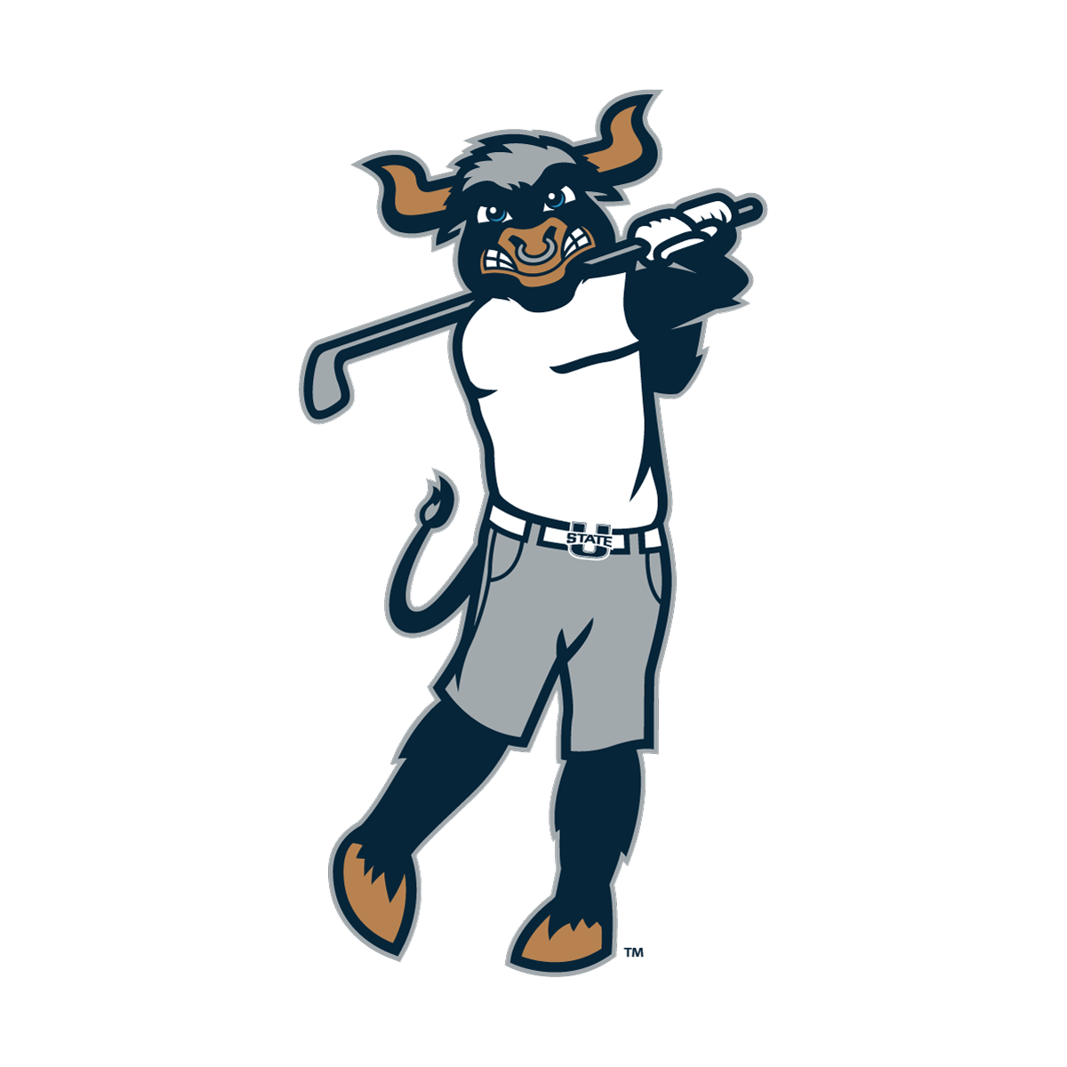 Big Blue Golf Sticker | Utah State Aggies
