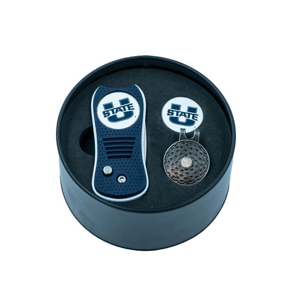 Golf Cap Clip, Divot, & Ball Marker Set | Utah State Aggies