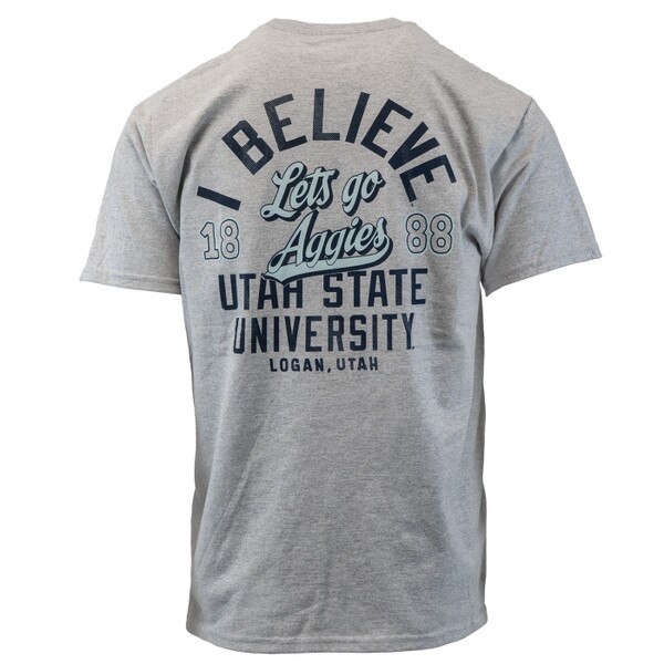 Champion I Believe Let's Go Aggies Unisex T-Shirt | Utah State Aggies